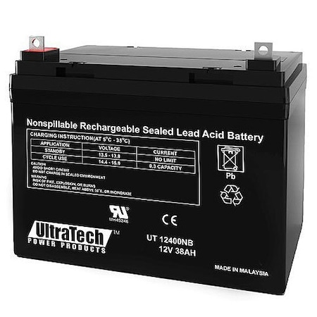 Ultratech 12V 40AH SLA BATTERY NB IM-12400NB | Zoro